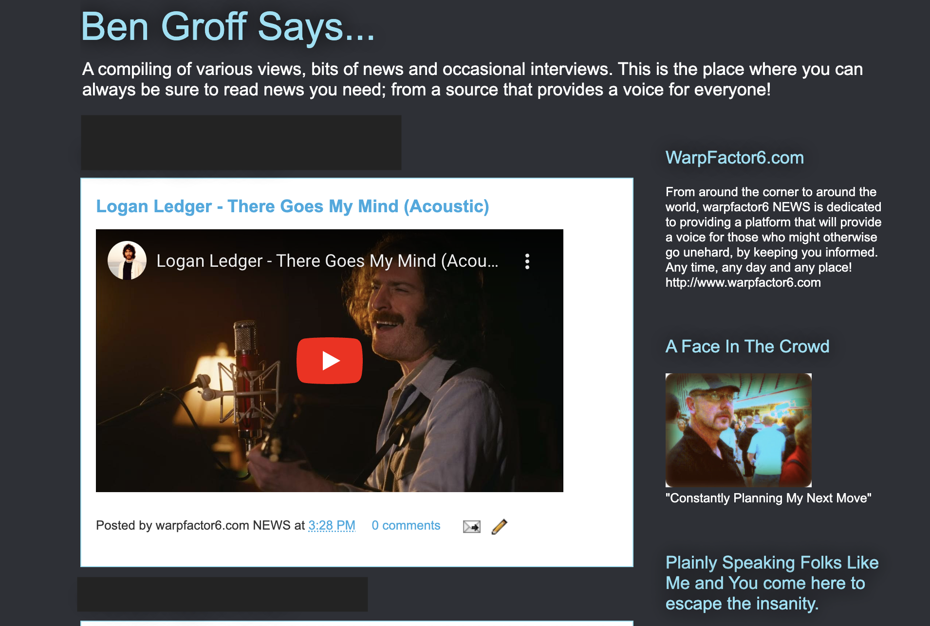 Ben Groff Says: Western U.S. Tour featuring Logan Ledger – benandsteve.com