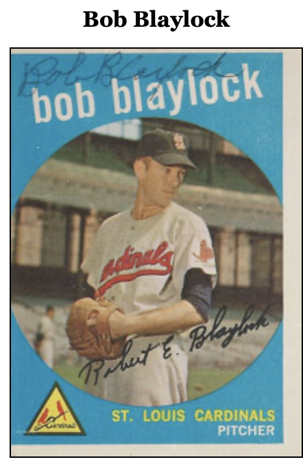 Baseball’s Robert Edward “Bob” Blaylock Has Died. And Few Noticed ...